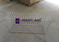 China 50x100mm Galvanized Welded Gabion Basket for Garden Border Walls Retaining Wall 4.0mm Wire for sale