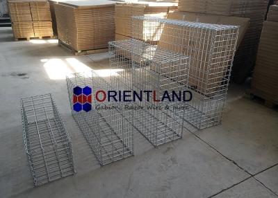 China Welded Wire Basket Retaining Wall Cages 4.0mm Galvanized Gabion Box for sale