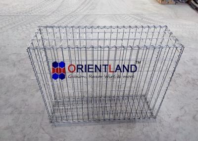 China 4.0mm Welded Gabion Baskets / Gabion Spiral Wire Connection Galfan Coated for sale