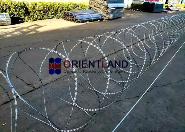 Quality Hot Dipped Rolled Plate Razor Wire Strips Blade Erosion Resistant Bto-10 for sale