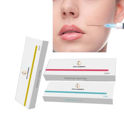 China Hot popular MIYADERM cross linked hyaluronic acid wrinkle remover dermal filler for sale