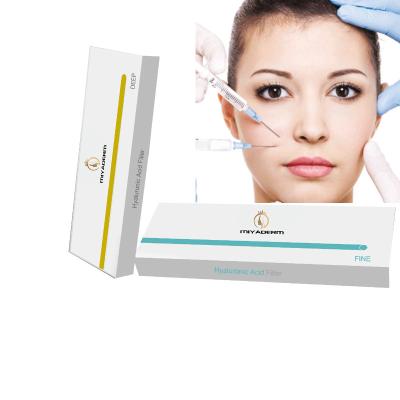 China Plastic Surgery 1ml Hyaluronic Acid Injectable Dermal Filler for Remove Wrinkles for sale