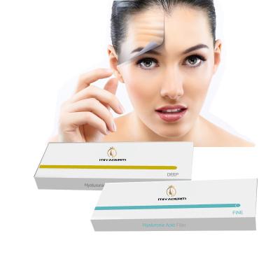 China High quality hyaluronic acid injectable filler 1ml 2ml for anti-wrinkle for sale