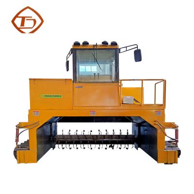 中国 クローラー合成物のターナーの有機肥料装置1500-1800m3/H 販売のため