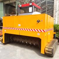 China Crawler Compost Turner Machine 3000mm Turning Width 136HP for Organic Fertilizer Fermentation for sale
