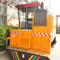 China Crawler Compost Turner Machine 3000mm Turning Width 136HP for Organic Fertilizer Fermentation for sale