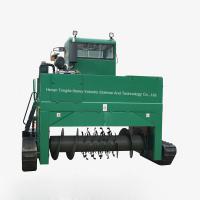 China 75HP Crawler Compost Turner for Organic Waste Fermentation 2400mm Turning Width for sale