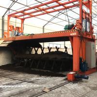 China Groove Compost Turning Machine 45kw 20m Turning Width Fermentation Equipment for sale