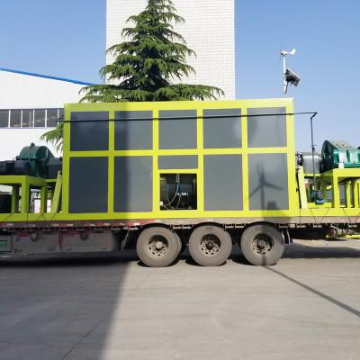 China Manure Horizontal Fermentation Tower Organic Fertilizer Equipment 30KW Heating Power for sale