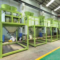 China Cow Manure Fertilizer Packaging Machine 25-50kg Granule Automatic Multihead Weigher for sale