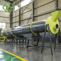China High Efficiency Rotary Drum Fertilizer Dryer 1-18 t/h Capacity Organic Manure Drying Machine for sale