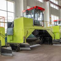 China Crawler Type Compost Turner Machine 3m Working Width 1.3m Height for Organic Fertilizer Processing for sale