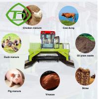 China Crawler Compost Turner 3000mm Working Width 1300mm Turning Height Organic Fertilizer Machine for sale