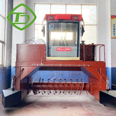 China Large Poultry Vermicompost Organic Waste Compost Making Machines Fertilizer Compost Turner Machine for sale