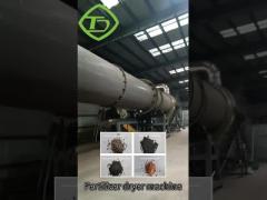 7.5KW Rotary Drum Cooler Fertilizer Cooling Machine 2-4 Tons/H
