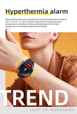 China New High Quality T23 Huawei Style Full Screen Touch Smart Watch With Body Temperature for sale