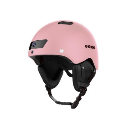 Cina Bluetooth BT 5,0 caschi elettrici rosa della bici di RoHS con i segnali di giro in vendita