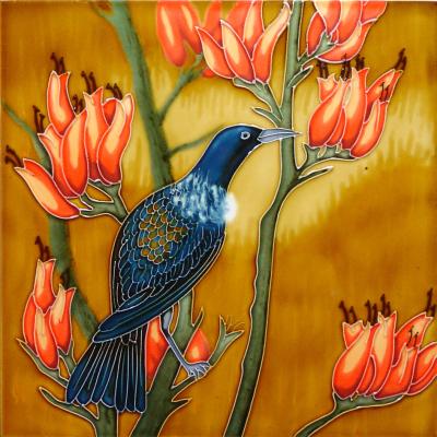 China Lovely Hand Painted Ceramic Decorative Art Wall Hanging Tiles for Home Decoration for sale