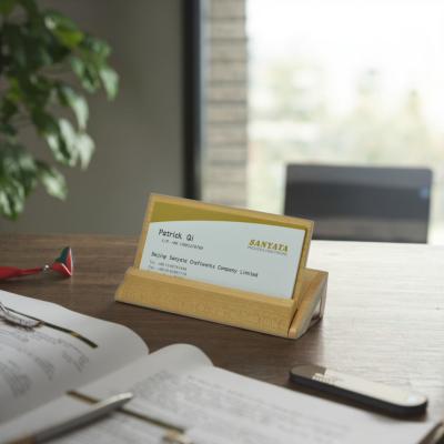 China High End Maple Wood Business Card Holder for Business Gift for sale