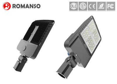 China Outdoor LED Parking Lot Pole Lights 300 W Aluminum Base 130LM/W Dustproof for sale