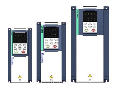 China 220V 5.5KW 7.5KW 25A 32A Variable Frequency Inverters Triple Output for sale