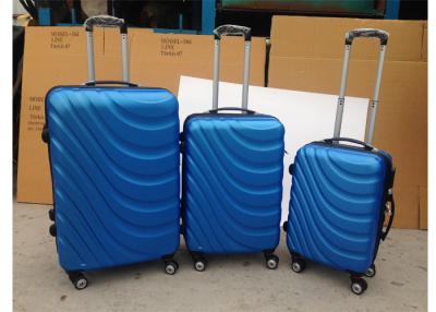 Cina Valigia stabilita del carrello di 3 dei pc dei bagagli di viaggio ABS della borsa con il doppio 4 le ruote giranti da 360 gradi in vendita