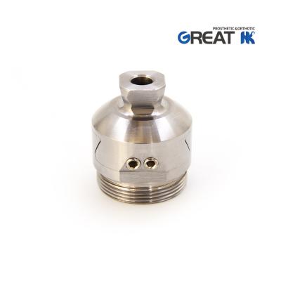 China Prosthetic Double Head Sliding Adaptor(Pyramid M36 thread) for sale