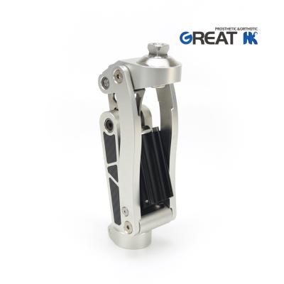 China Prosthetic Geometric Lock Pneumatic Knee Joint with Pyramid Adaptor for sale