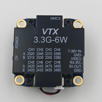 China 3310-3495MHz Vtx Long Range Fpv 7-36V Voltage 6W Power Vtx Video Transmitter for sale