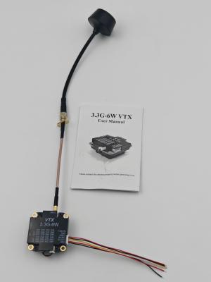 China 3310-3495MHz Vtx Long Range Fpv 7-36V Voltage 6W Power Vtx Video Transmitter for sale