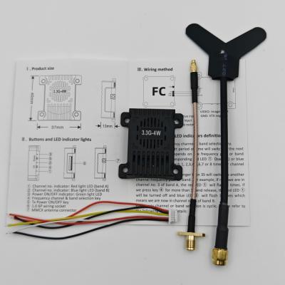 China 3.3Ghz FPV Video Transmitter With 25mW 4W Power High Frequency 16CH for sale