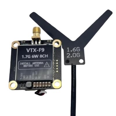 China Adjustable Drone Digital Video Transmitter 25mW-6W Power 1.7GHz 8 Channels Drone Fpv Transmitter for sale