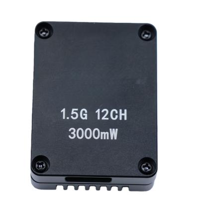 China 1.5GHz Analog Video Transmitter 11 Channels 4W RF Output For Remote Surveillance for sale