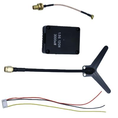 China 1.5GHz Analog Video Transmitter 11 Channels 4W RF Output For Remote Surveillance for sale