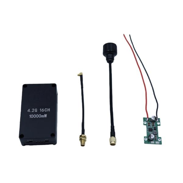 Quality 4.2GHz Wireless Video Transmitter 4155MHz-4530MHz 7-32V Input Voltage For for sale