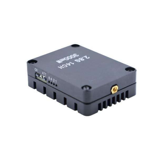 Quality 2.8GHz Wireless Video Transmitter 3W 13 Channels FPV VTX For Drone Transmission for sale