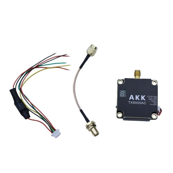Quality High Performance 5ghz Video Transmitter Fast Stable AKK TX8000AC 96CH 8W for sale