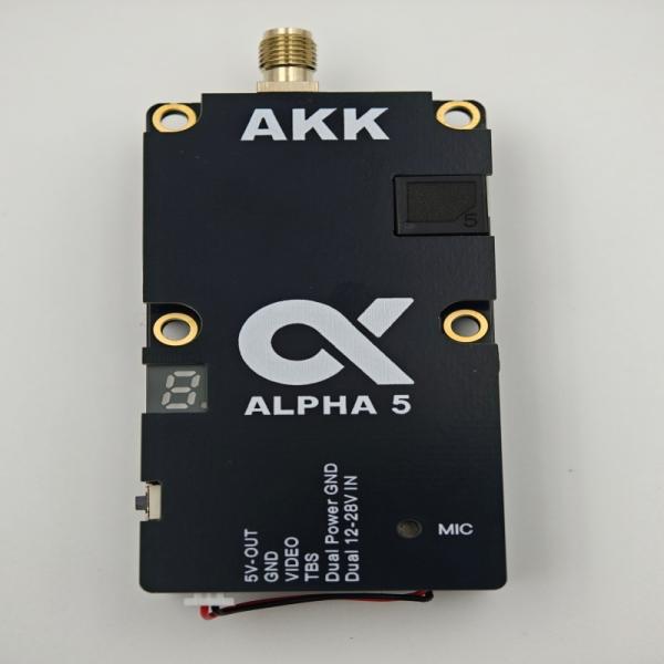 Quality 5W Black FPV Drone VTX Stable Adjustable 4990-5945MHz With Smart Audio for sale