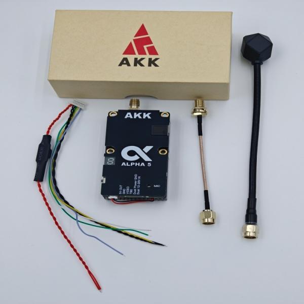 Quality 5W Black FPV Drone VTX Stable Adjustable 4990-5945MHz With Smart Audio for sale