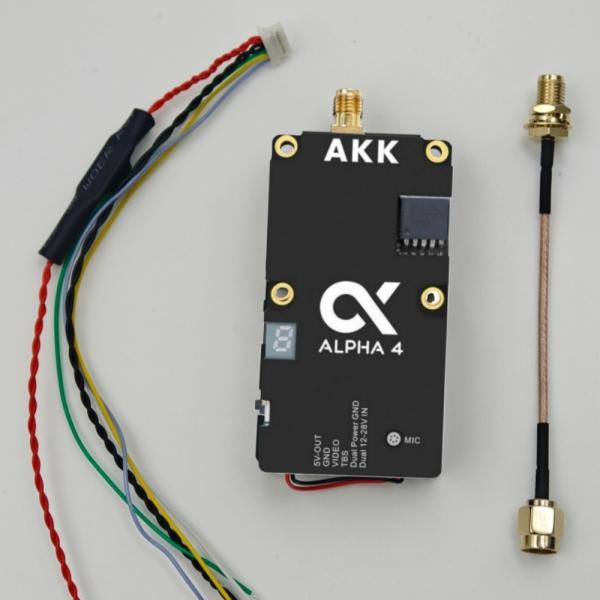 Quality 5.8GHz 4W FPV VTX Video Transmitter Professional With Aluminum Alloy Shell For Drones for sale