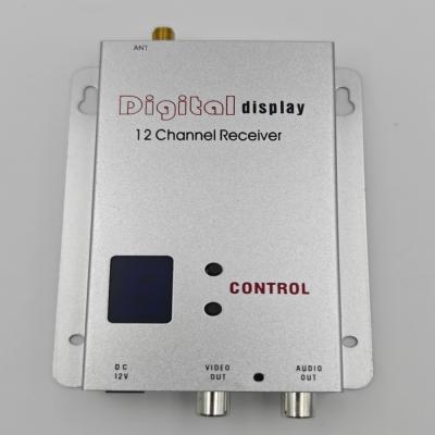 China Sturdy Long Range Fpv Receiver 1.2GHz Video Receiver With 12 Channels for sale