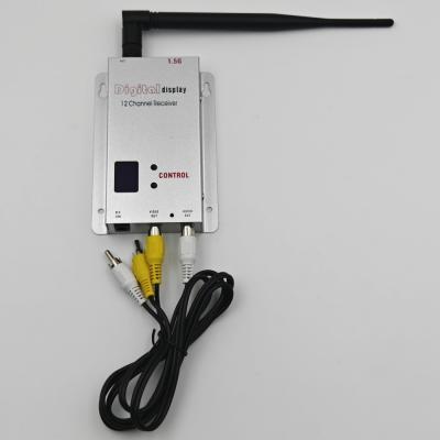 China 12 Channels 1.5GHz FPV Video Receiver with 1405MHz-1680MHz Range for Drone Transmission for sale