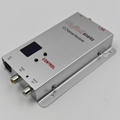 China 12 Channels 1.5GHz FPV Video Receiver with 1405MHz-1680MHz Range for Drone Transmission for sale