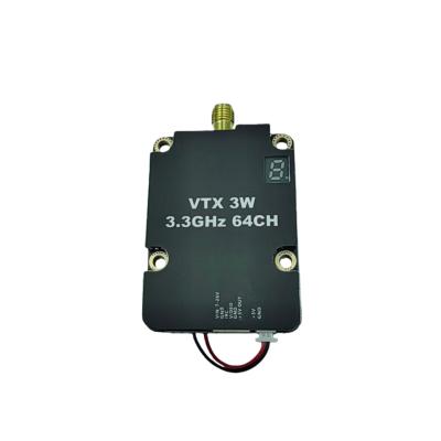 China High-performance 3.3GHz FPV VTX Video Transmitter with Adjustable Power Output and 3060MHz–3500MHz Frequency for sale