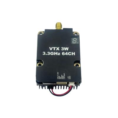 China Stable 3.3GHz FPV VTX Video Transmitter with Adjustable Power Output and 3060MHz-3500MHz Frequency Range for sale