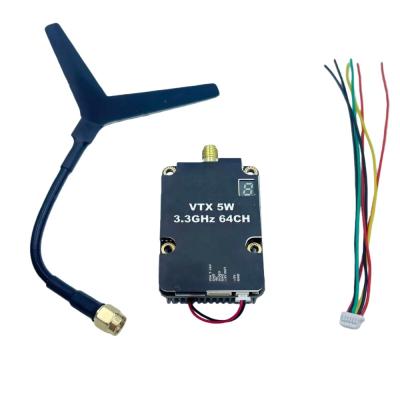 China 3.3GHz  5W Power 15 Channels FPV Video Transmitter For Stable Signal Drone VTX for sale