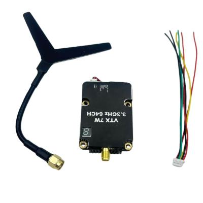 China Adjustable Output Power 3.3GHz FPV VTX 5W Professional Grade with Wide 3060–3500MHz Range for sale