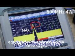 500mhz band 4w high-power fm modulation video transmitter with sma interface and wide temperature