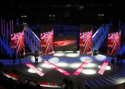 China P3.91 Indoor led video screens Audio Visual With Cabinet 500 x  500 mm for sale