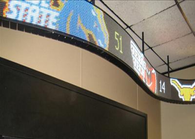 China P10 Full Color Led Display , RGB Flexible Led Display Screen for sale